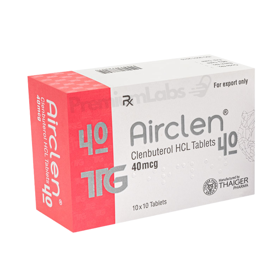 Thaiger pharma | Airclen 40 | Clenbuterol – Premium Labs MX